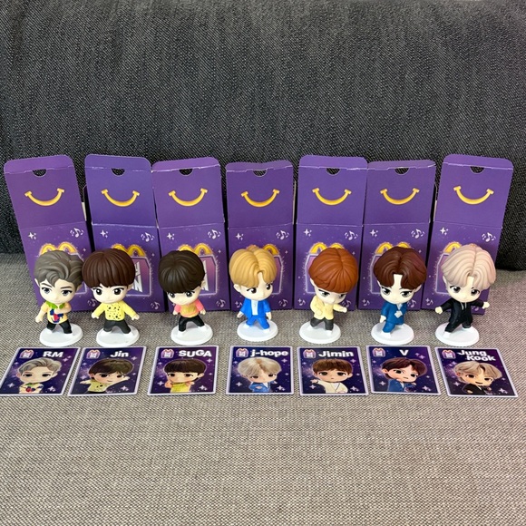 TinyTAN | Toys | Bts Tinytan Mcdonalds Throwback Edition Full Set ...